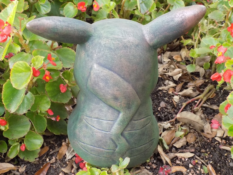 Pokémon Pikachu Concrete Statue - Home or Garden - Décor - Cement ...