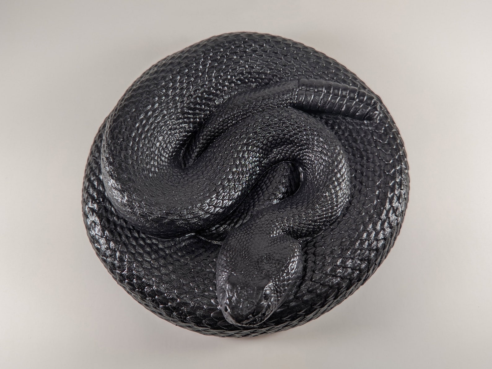 Rattlesnake Concrete Statue Home or Garden Decor, Cement Statue, Lawn ...