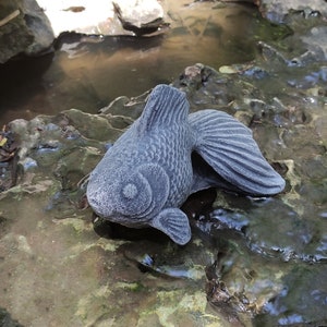 Nishikigoi Koi Fish Concrete Statue - Home or Garden, Cement Statue ...
