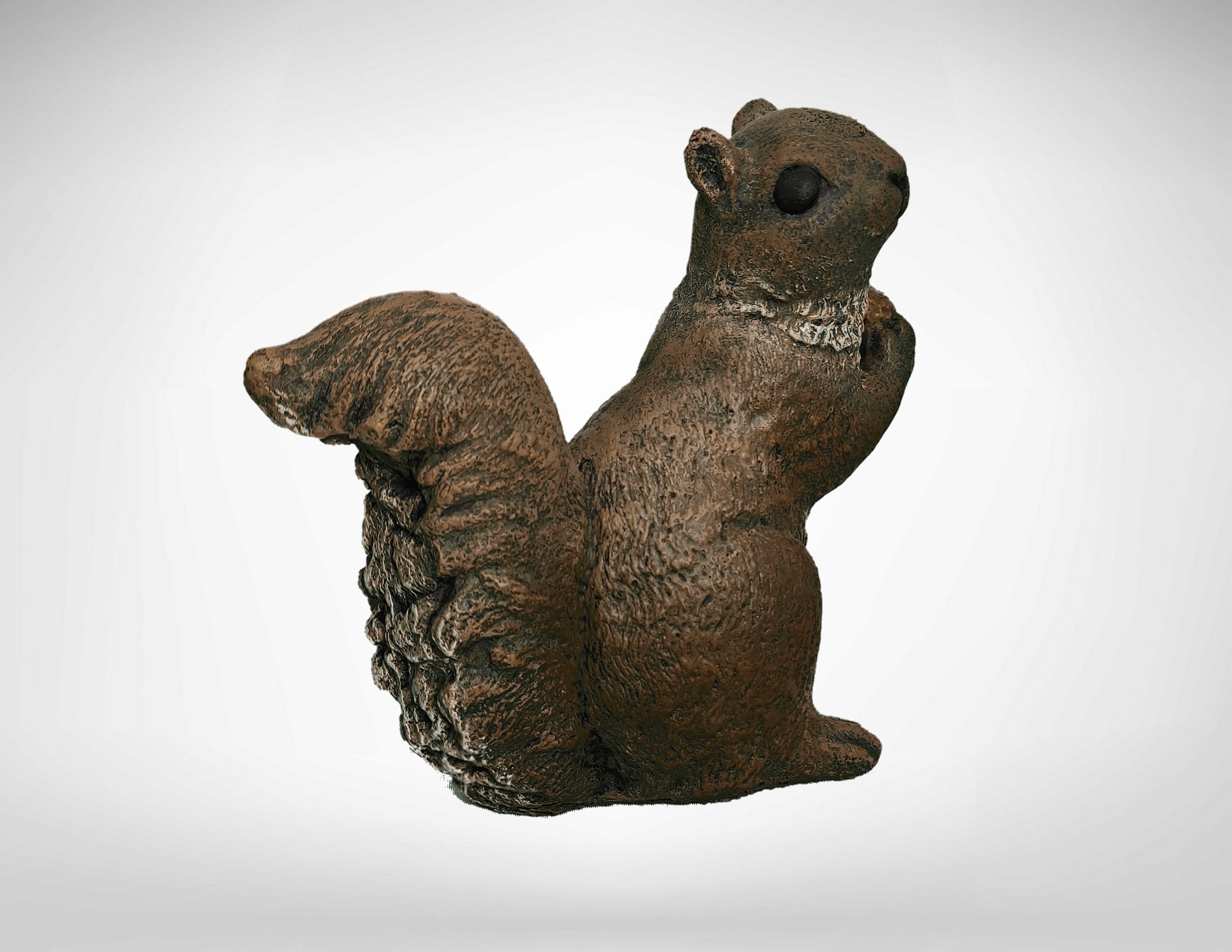 Squirrel Concrete Statue Home and Garden Lawn Patio Décor | Etsy