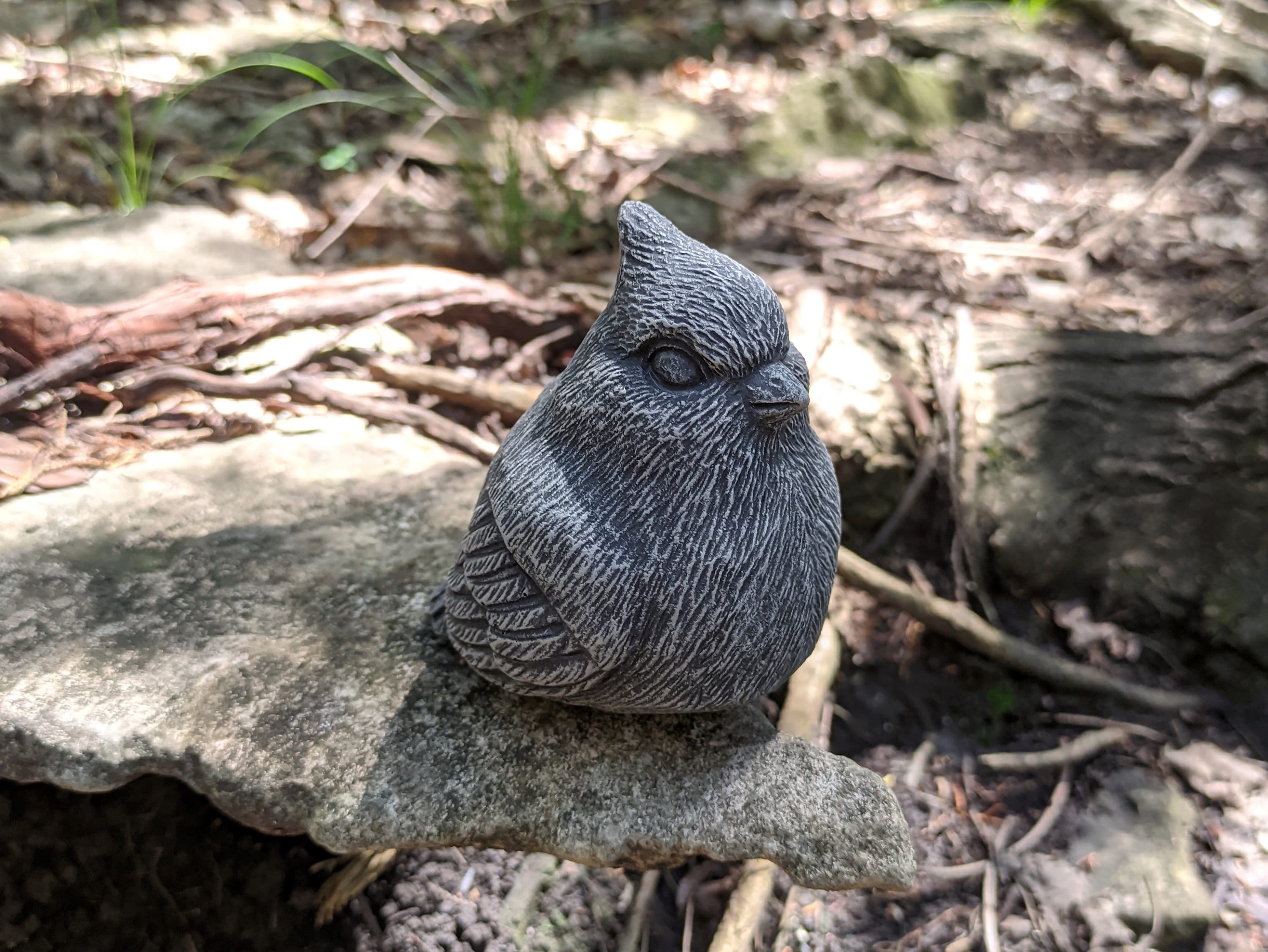 Cardinal Bird Concrete Statue Home or Garden Free Shipping | Etsy