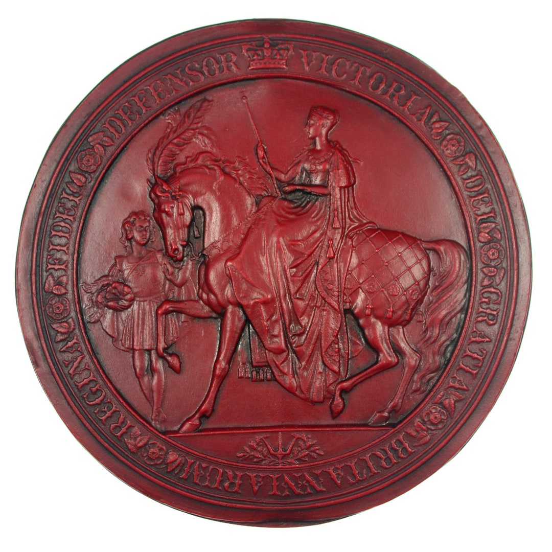 The Great Seal of Queen Victoria (equestrian) - Etsy