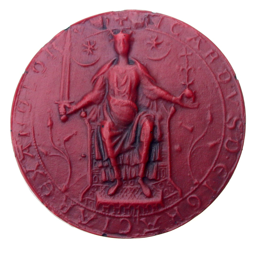 Richard the Lionheart's Great Seal Throned - Etsy UK