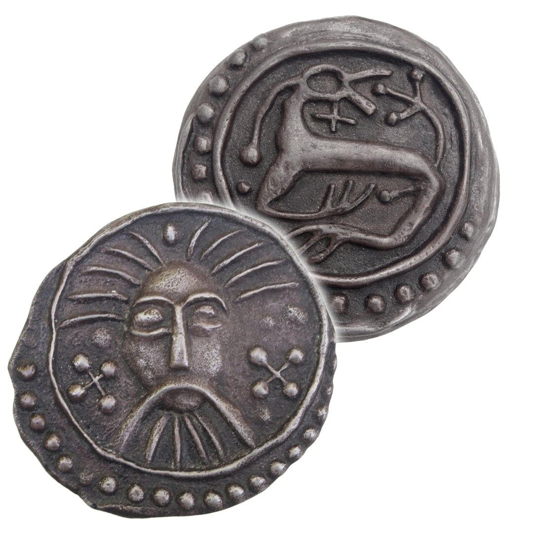 The Wodan Beast Coin (viking Saxon) Sceat Coin Wall Plaque - Etsy