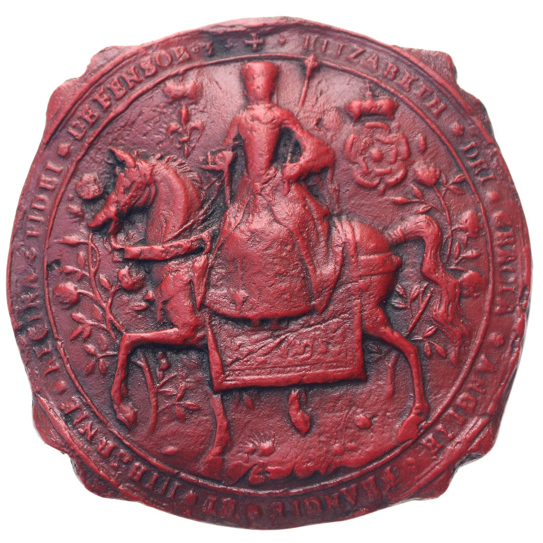 The First Great Seal of Queen Elizabeth I. Equestrian. - Etsy