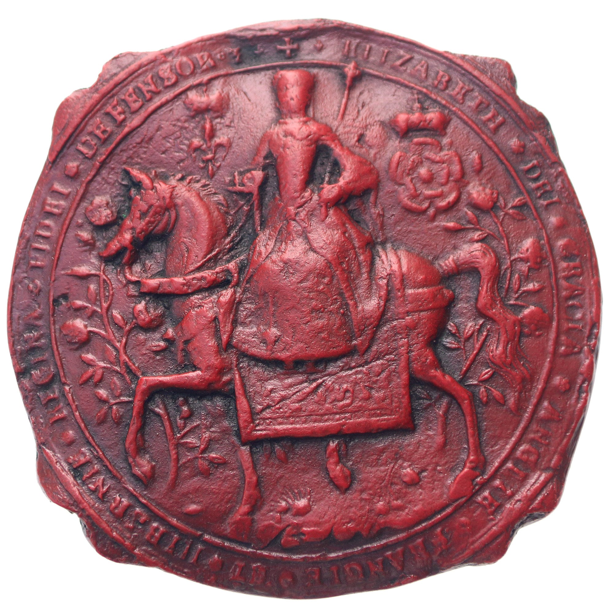 The First Great Seal of Queen Elizabeth I. Equestrian. - Etsy UK
