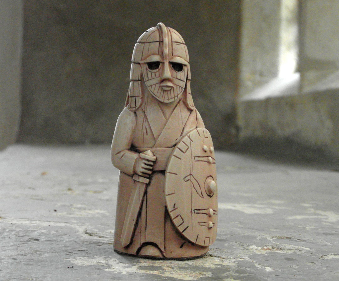 Raedwald Saxon King Lewis Inspired Chess Piece. - Etsy