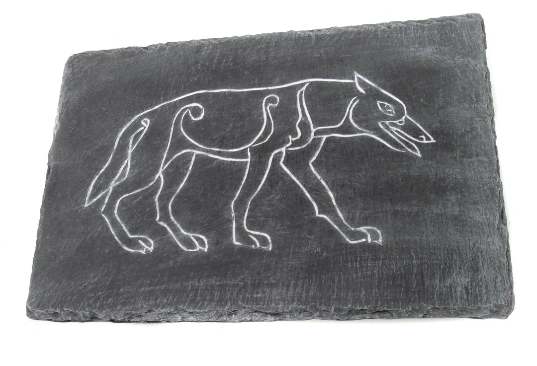 Pictish Wolf Plaque / Wall Hanging - Etsy