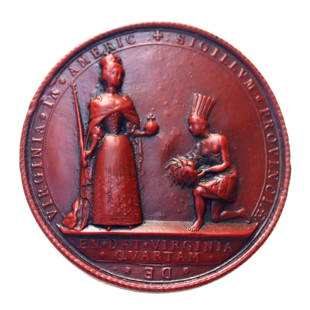 The Seal of the Colony of Virginia - Etsy