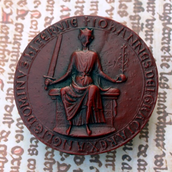 The Great Coronation Seal of King John | Etsy UK