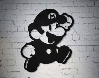 Metal Mario Sign - Etsy