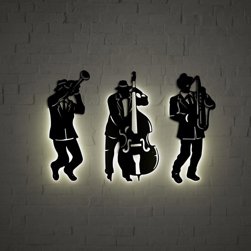 Jazz Metal Wall Art - Etsy