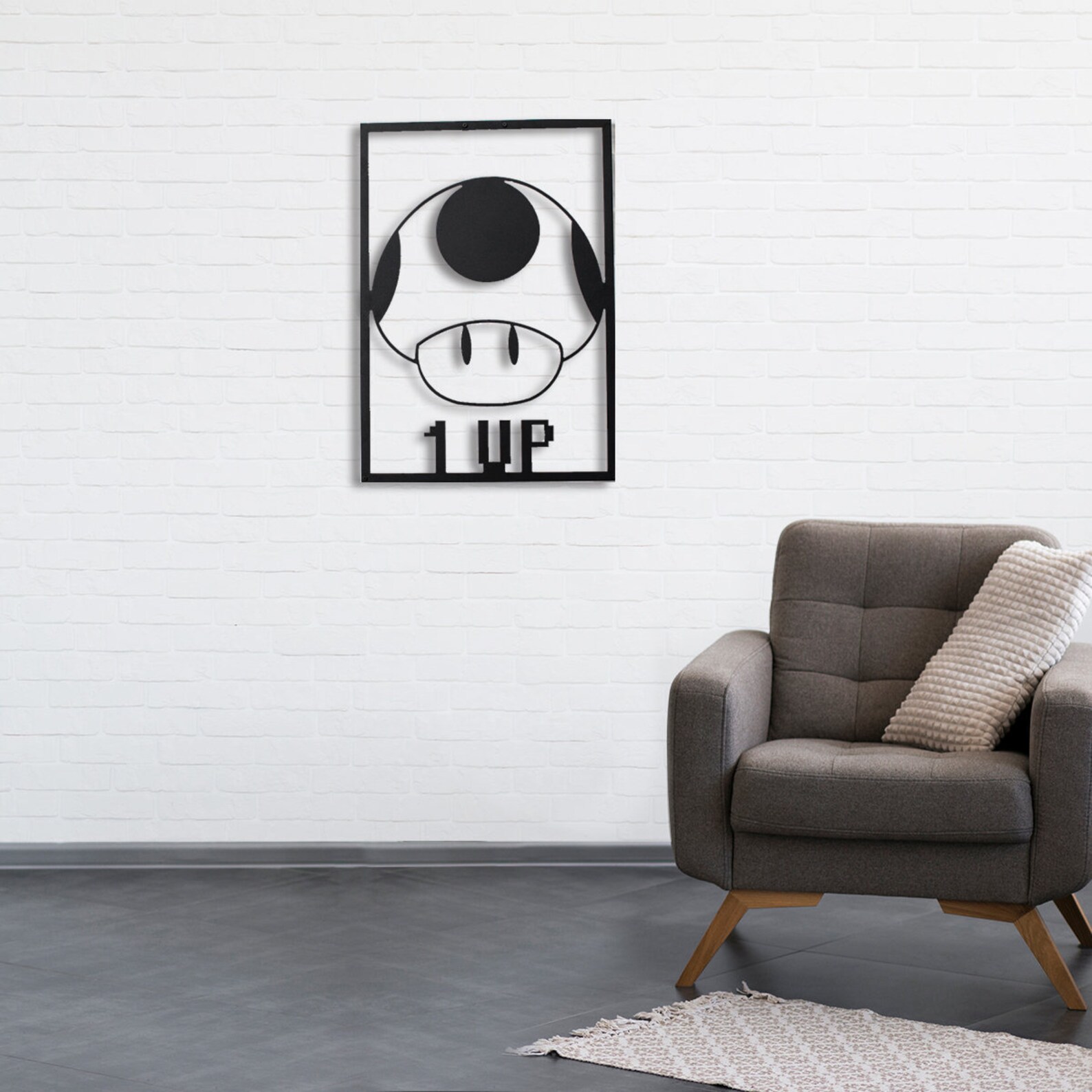 Toad Sign Mario Metal Wall Decor Super Mario Metal Sign - Etsy