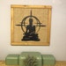 Buddha Metal Wall Sign Hindu Wall Art Yoga Studio Decor - Etsy