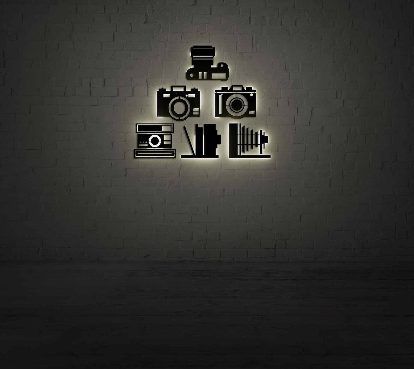 Vintage Cameras Metal Wall Decor, Photograph Studio Decor, Gift for ...