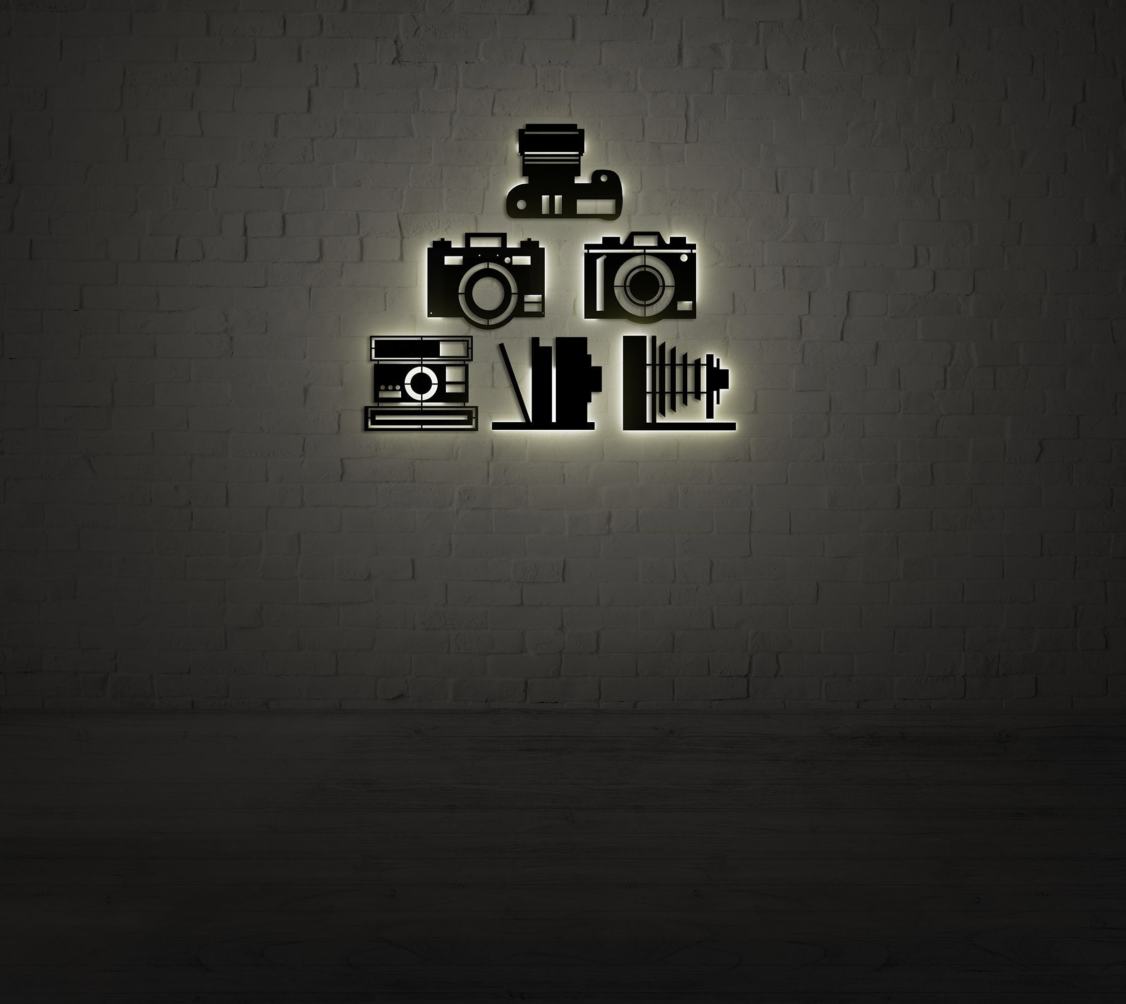 Vintage Cameras Metal Wall Decor Photograph Studio Decor - Etsy