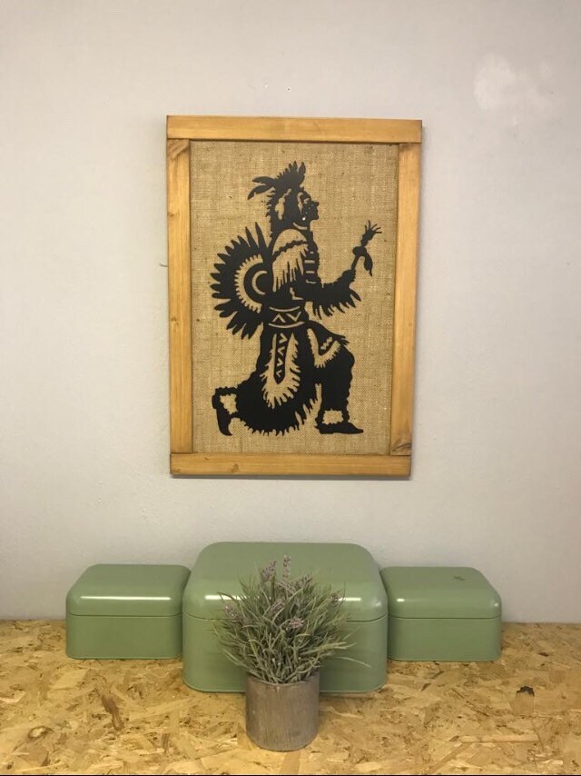 Native American Metal Wall Decor Amerindian Sign Christmas - Etsy