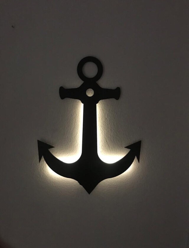 Anchor Sign Nautical Decor Beach Decor Nautical Sign - Etsy