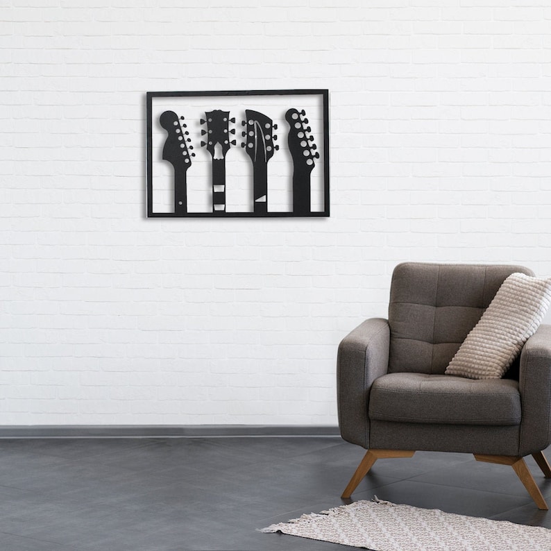 Guitar Wall Decor Gift for Guitar Player Guitar Lover Gift - Etsy