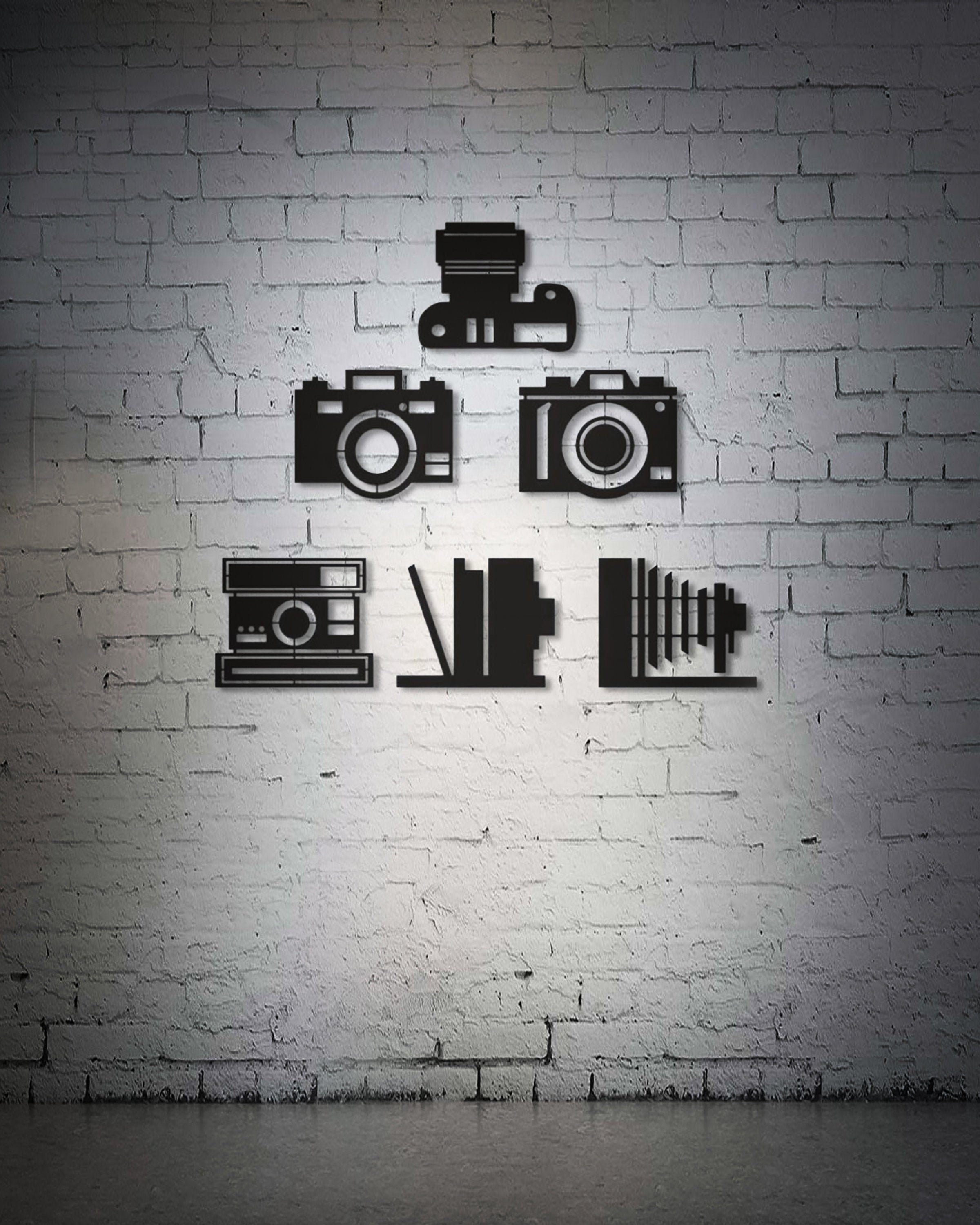 Vintage Cameras Metal Wall Decor Photograph Studio Decor - Etsy