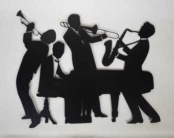 Metal Jazz Group Sign, Jazz Group Wall Decor, New Orleans Jazz Fest ...