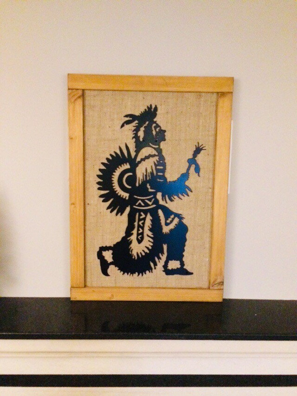 Native American Metal Wall Decor, Amerindian Sign, Christmas Gift ...