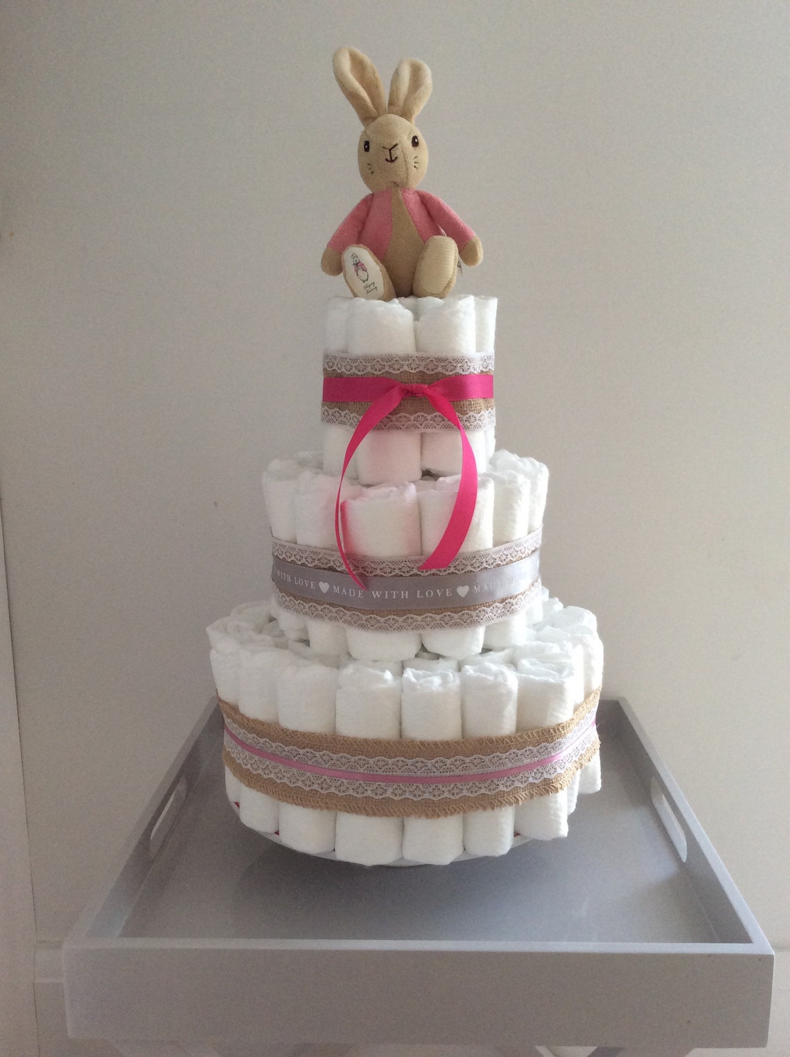 Nappy Cake - Any Colour and Character Available - Etsy UK