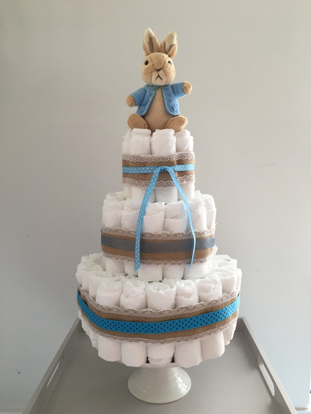 Nappy Cake - Any Colour and Character Available - Etsy UK