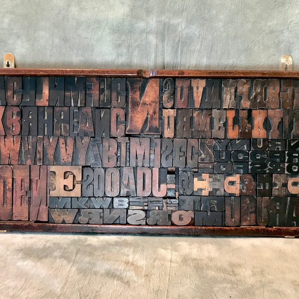 Letterpress Tray - Etsy