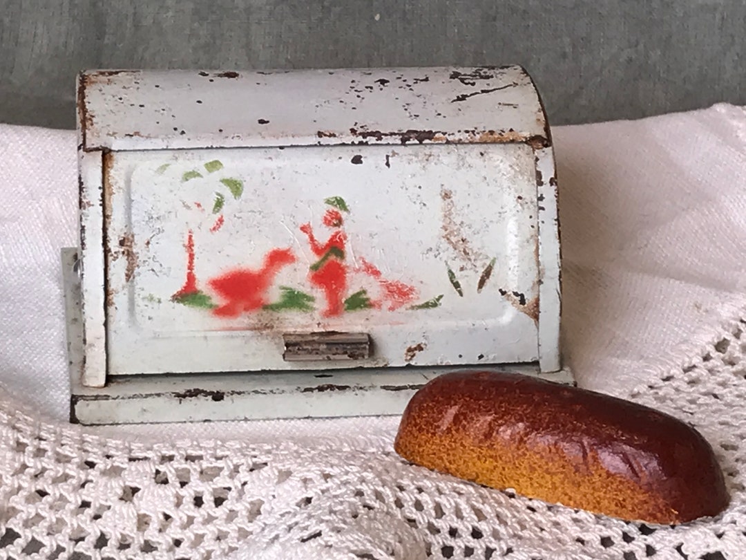 1920s-1930s Tin German Bread Box Doll House Kitchen Miniature - Etsy
