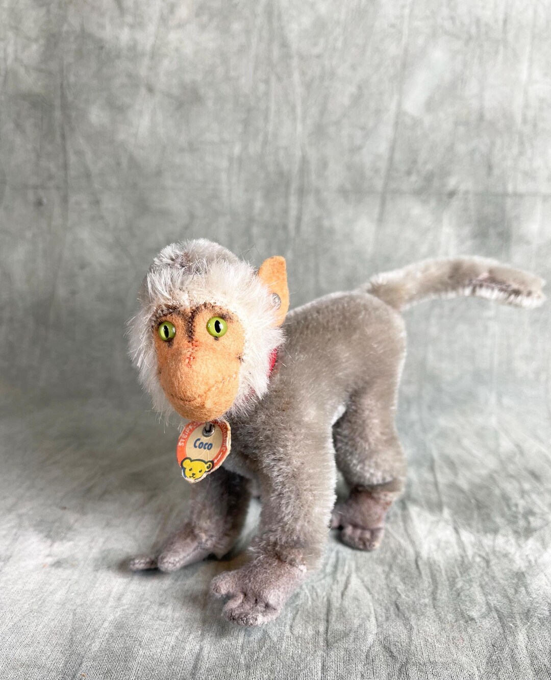 Steiff Coco Baboon 1950s With Button and Name Tag - Etsy
