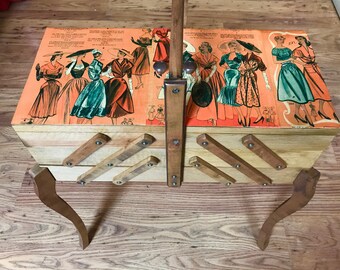 Sewing Box on Legs | Etsy