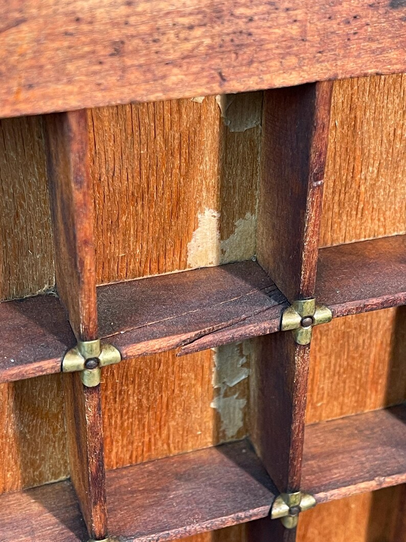 Antique Dutch Wooden Brick Mold | Oak Display Tray 1920s | Industrial ...