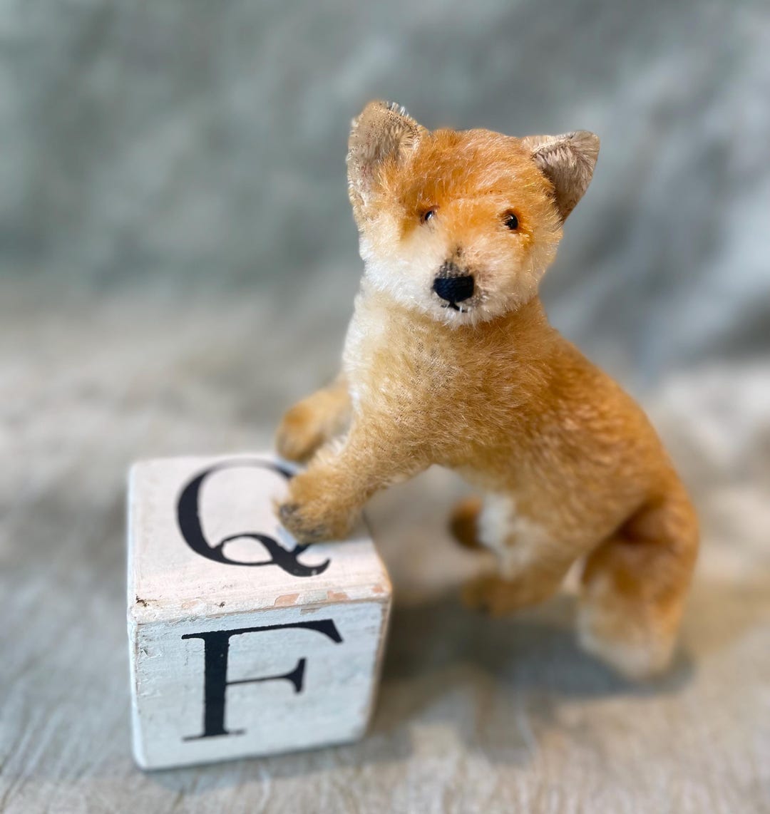 RARE Steiff Fox 50s With Rotating Head - Etsy