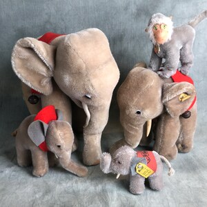 Steiff Elephant 9# With Button - Etsy