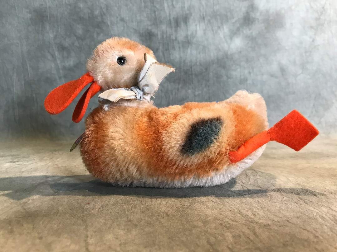 Steiff Vintage Play Duck - Etsy