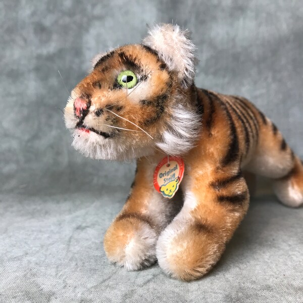 Steiff Tiger With Tag - Etsy