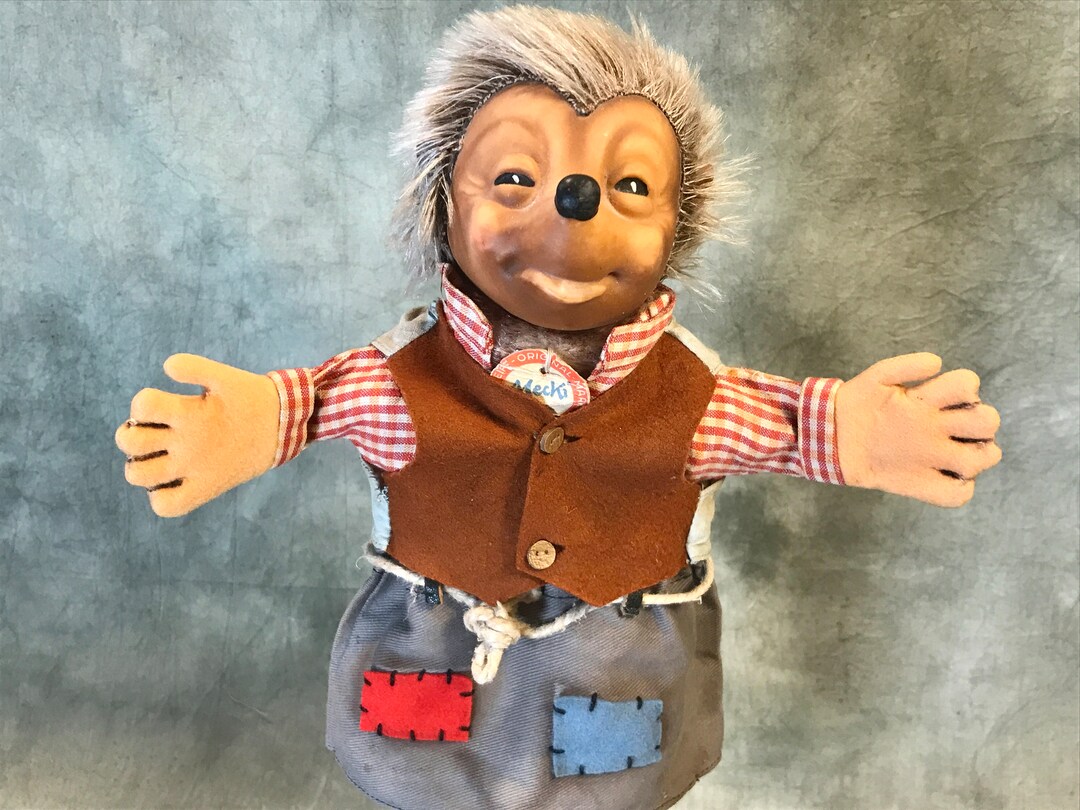 Vintage Steiff Mecki Hand Puppet: Mohair Prickles, All Ids - Etsy