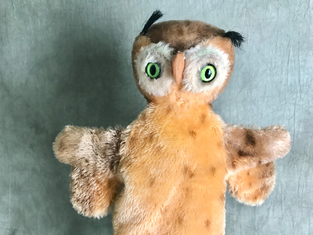 Steiff Hand Puppet Owl Wittie - Etsy