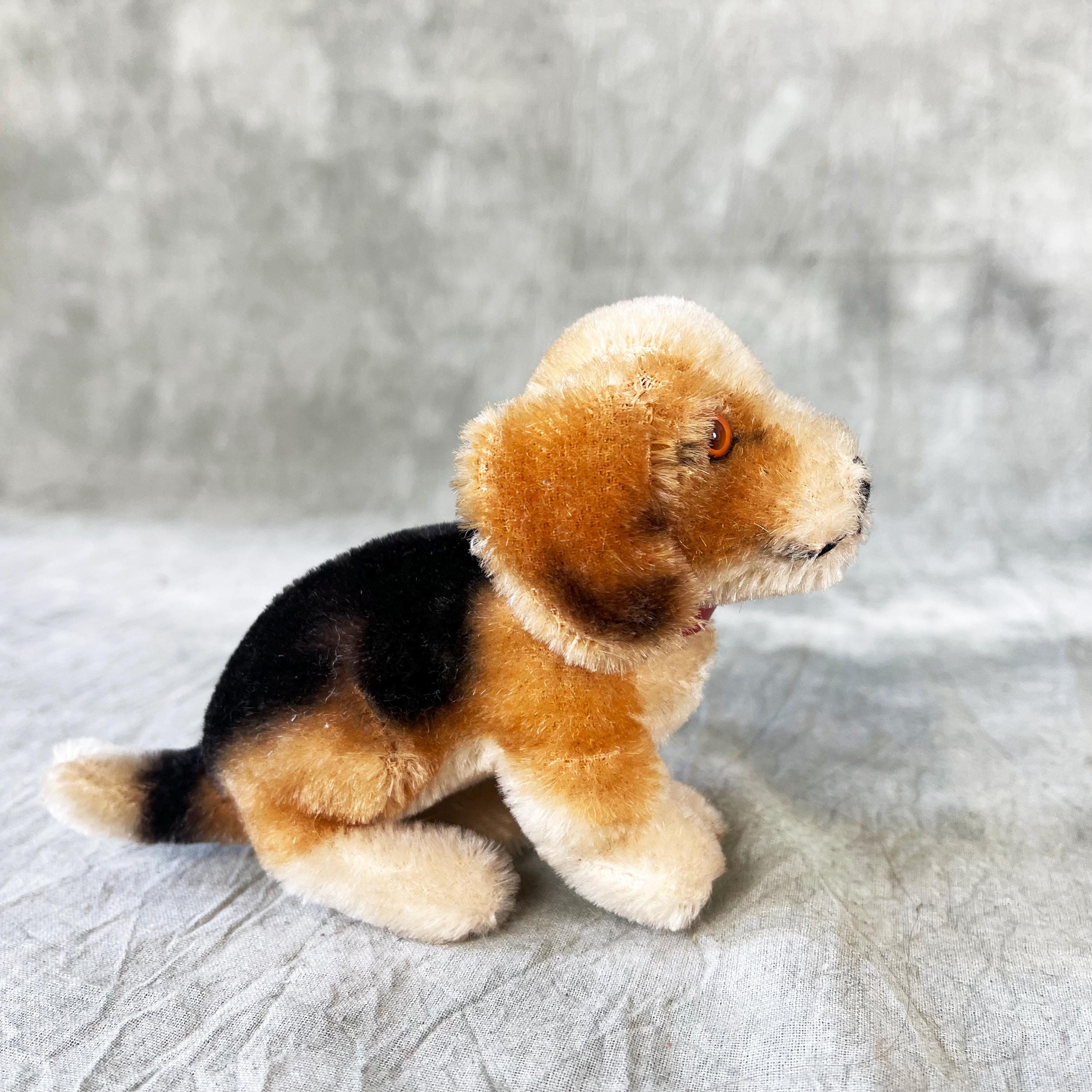 Vintage Steiff Biggie Beagle Puppy: Mohair Plush, 1960s, With Ids - Etsy