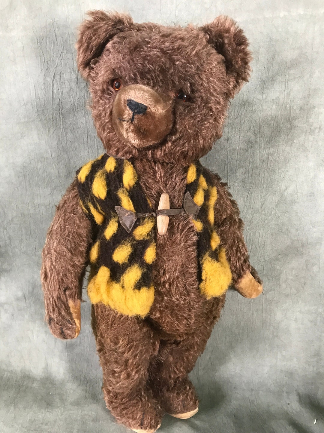 BIG 1950's Hermann Original Teddy Bear 55cm/21,5 Inch - Etsy