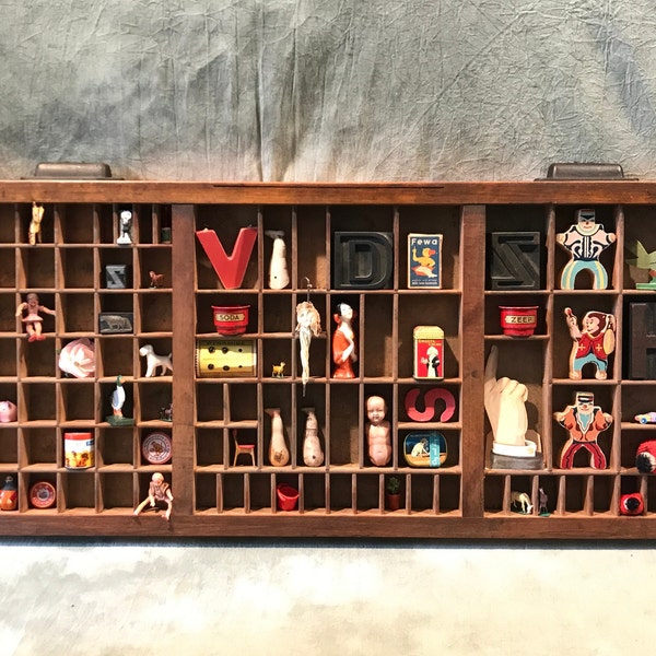 Large Printers Tray Antique - Etsy