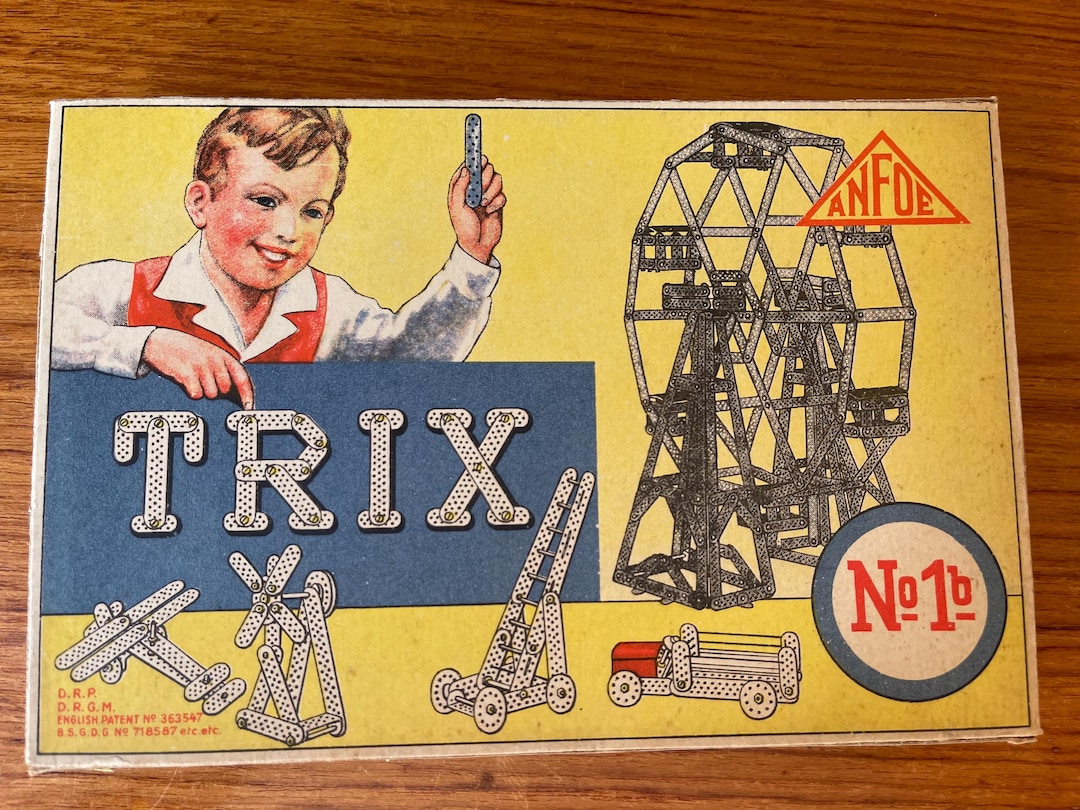 Jeu de construction TRIX des années 50 n° 1b non ouvert - ANFOE ...