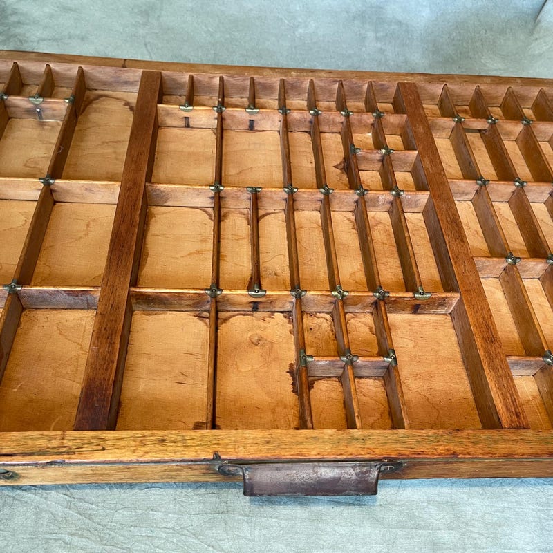 Letterpress Tray - Etsy