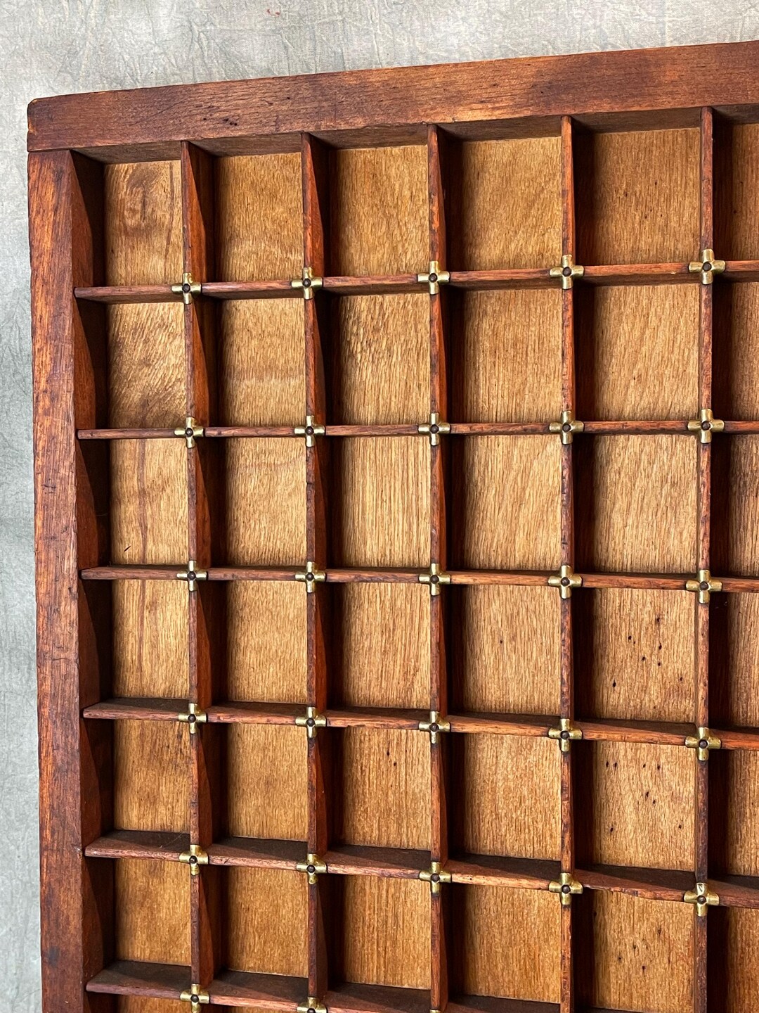 Antique Dutch Wooden Brick Mold | Oak Display Tray 1920s | Industrial ...