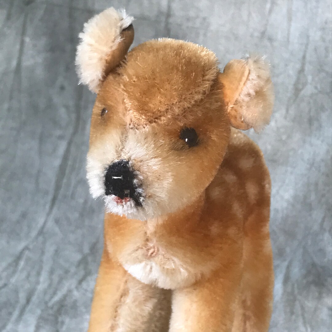 Vintage Steiff Fawn 7 Inches With Button From the 50s - Etsy
