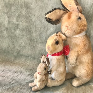 Early Rare "pre-manni" Steiff Begging Rabbit - Etsy