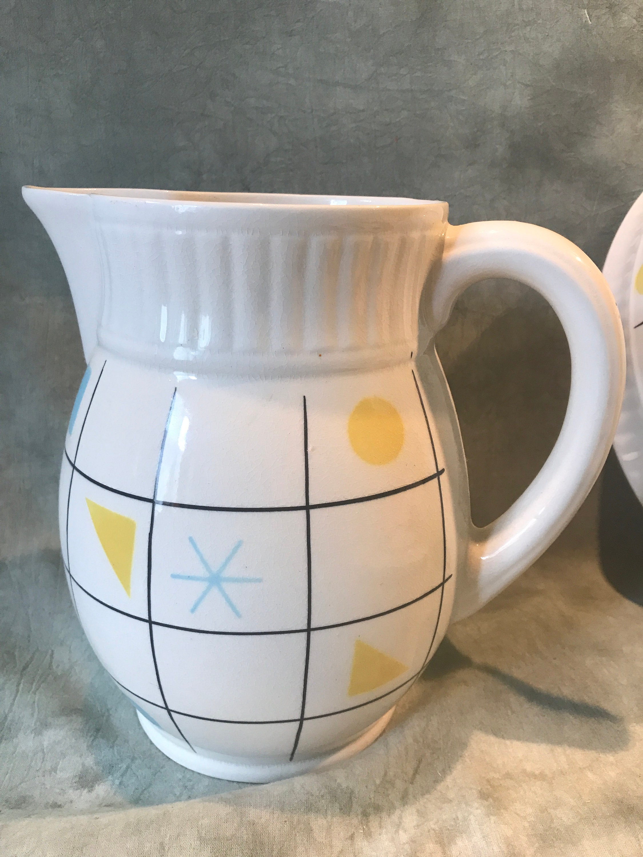1950s German Wash Basin & Jug Set – 4-piece Steingutfabrik Torgau ...
