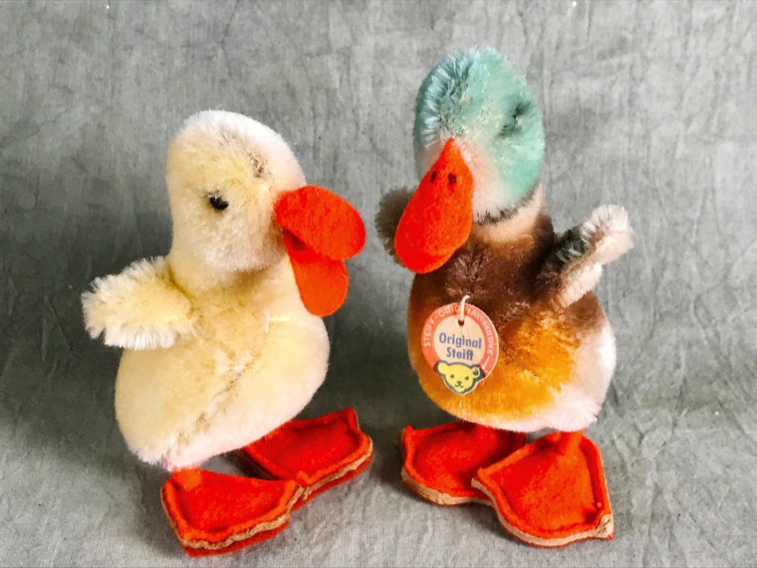 Super Cute Couple of Steiff Ducks - Etsy