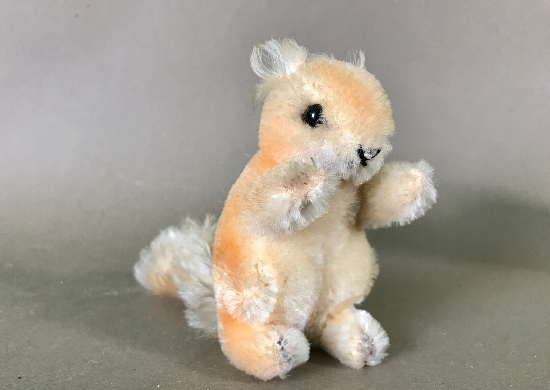 Steiff Possy Squirrel With Steiff Button - Etsy